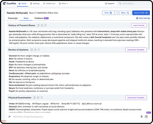 CarePilot AI | Go be a doctor.